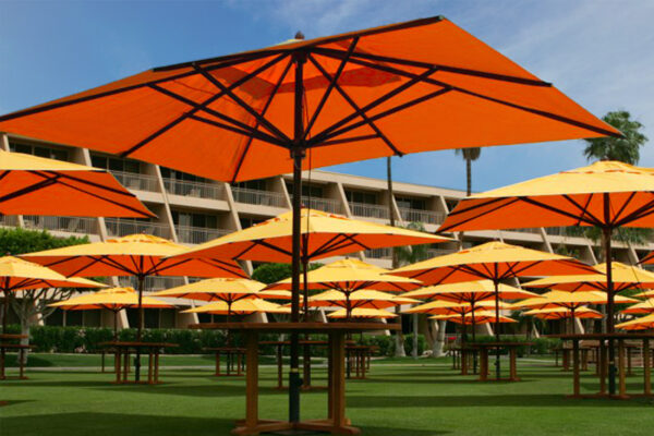 Patio Umbrella Installation | Greencorner Luxury Patio Umbrellas
